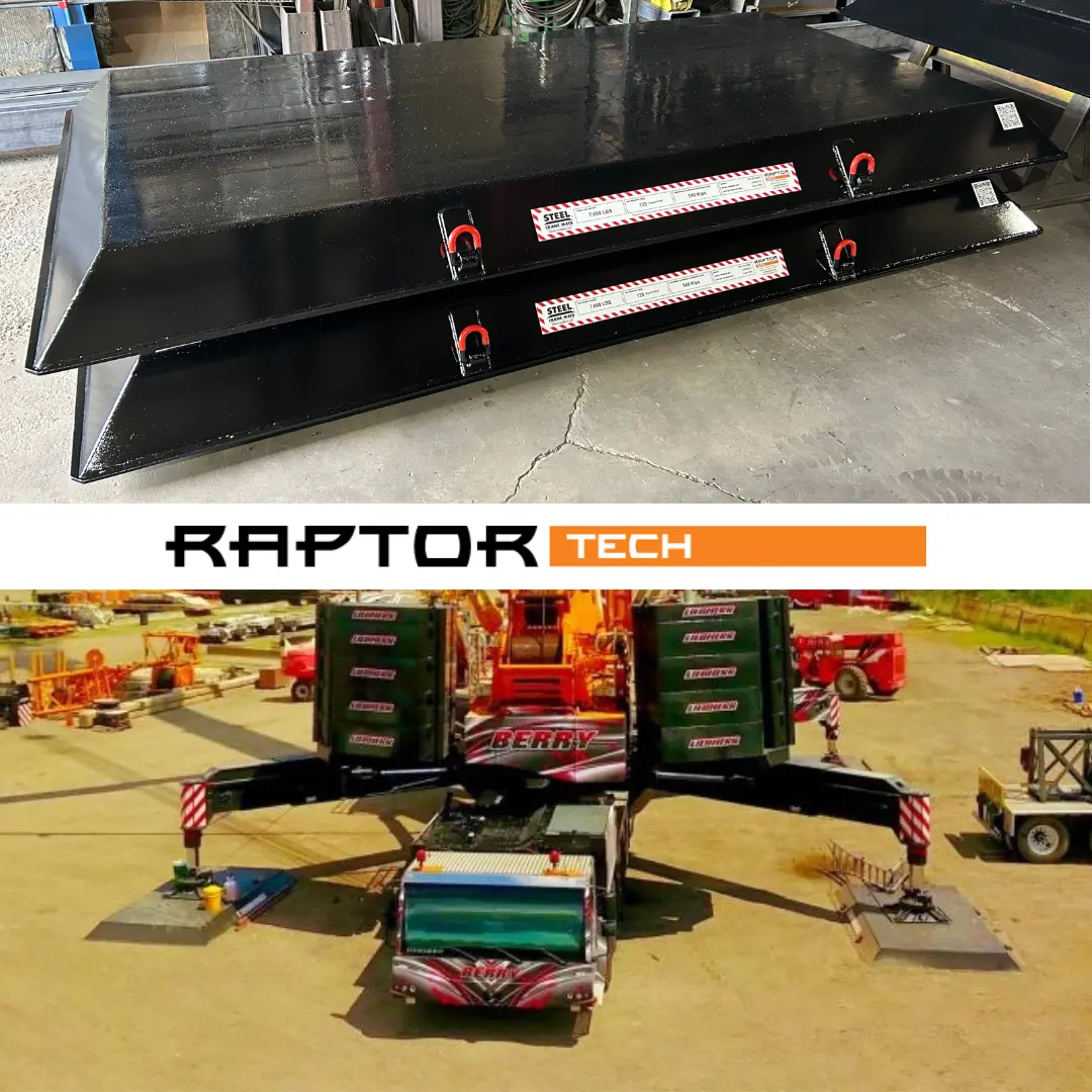 18' and 20' Steel Crane Mat Options - Raptor Tech Inc.